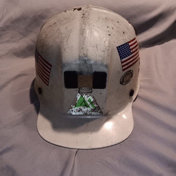 Unique Vintage | Accessories | Vintage Coal Mining Hat With Stickers ...